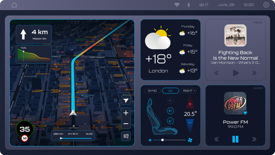 Showcasing Intellias Capabilities in Digital Cockpit and HMI Solutions